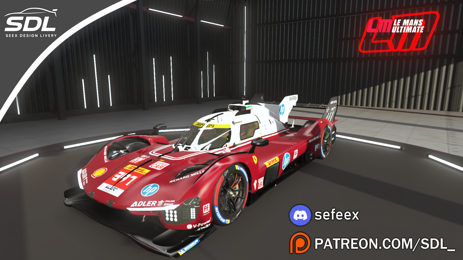 Ferrari 499P-F1 Monza 2025 Special Monza-Lauda Tribute livery - Ferrari ...